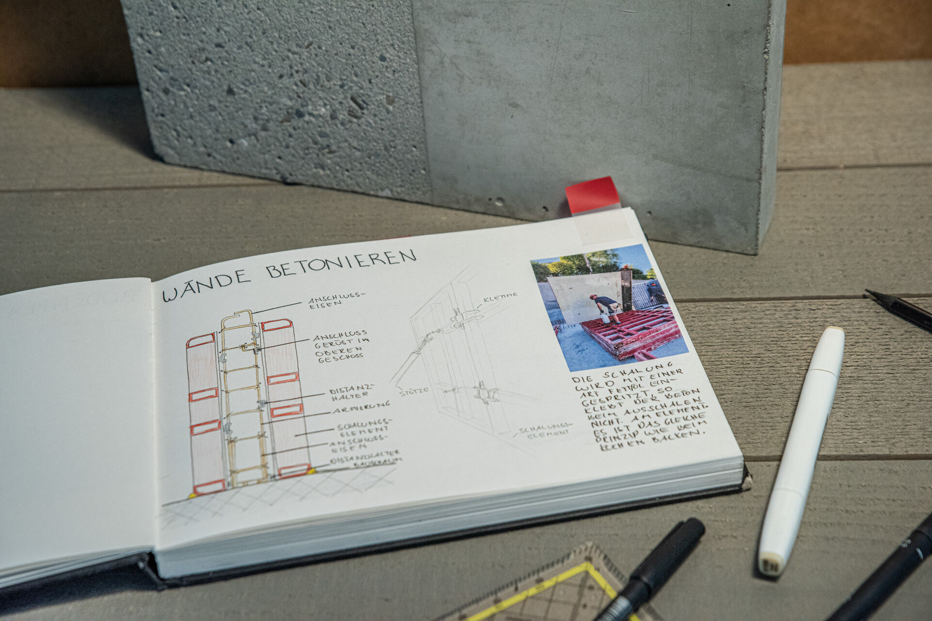 Rykart - Einblick in das Arbeitsbuch unserer Lernenden