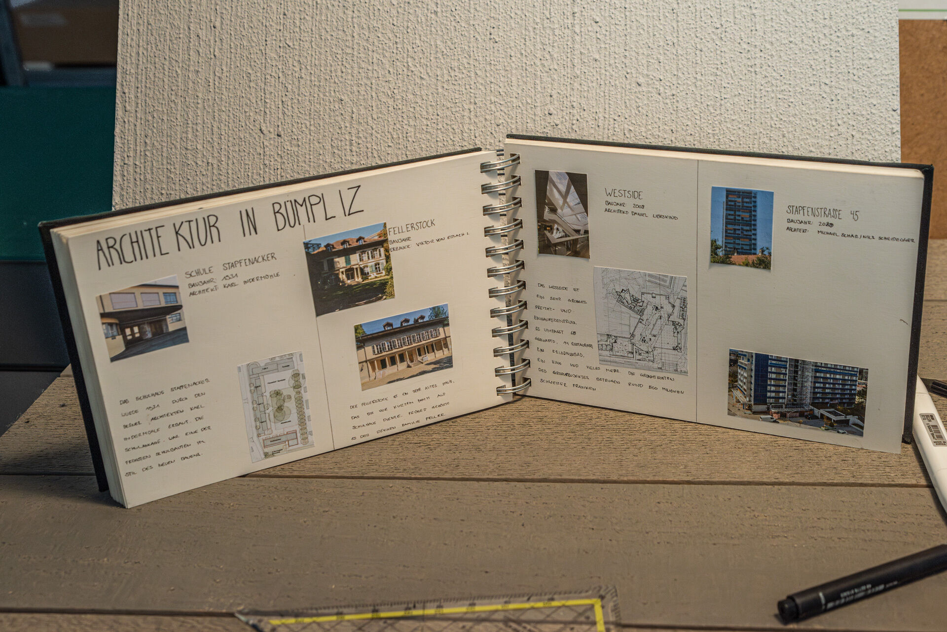 Rykart - Einblick in das Arbeitsbuch unserer Lernenden